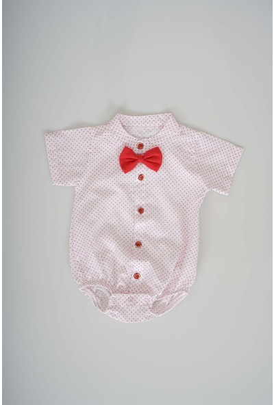 Miniko Kids Erkek Bebek Kısa Kol Çıtçıtlı Kendinden Papyonlu Pamuk Gömlek Miniko Kids Erkek Bebek Kısa Kol Çıtçıtlı Kendinden Papyonlu Pamuk Gömlek