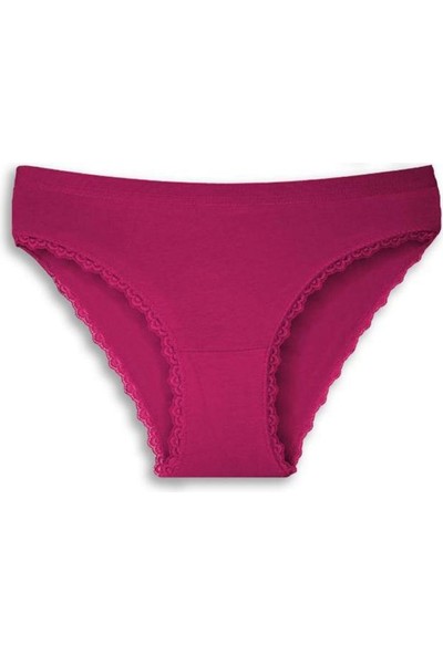Kenarları Dantelli Slip Bayan Külot Gümüş Renk PS739 Kenarları Dantelli Slip Bayan Külot Gümüş Renk PS739