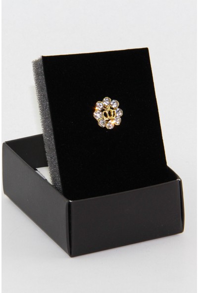 Zaim Aksesuar Taşlı Taç Broş Zaim Aksesuar Taşlı Taç Broş