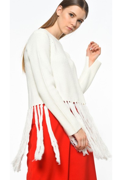 Moon River Beyaz Bluz