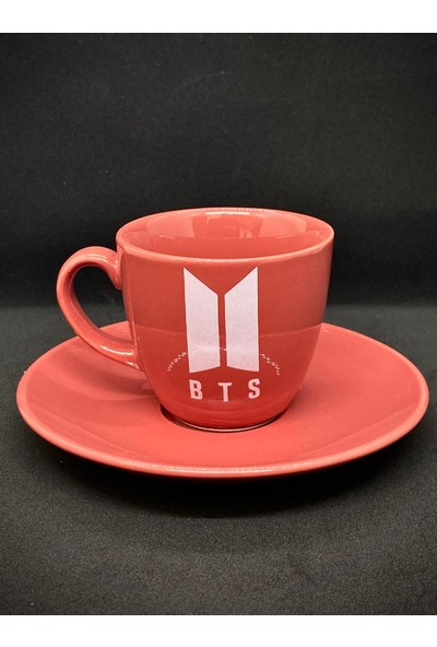 Retina Shop Bts Kırmızı Türk Kahvesi Fincanı Retina Shop Bts Kırmızı Türk Kahvesi Fincanı