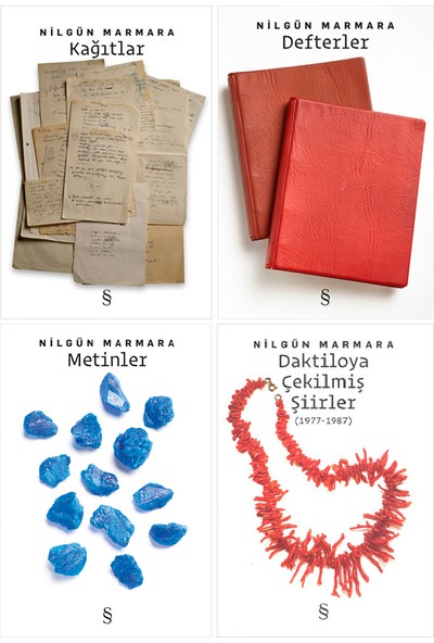 Kağıtlar - Defterler - Metinler - Daktiloya Çekilmiş Şiirler 4 Kitap Set - Nilgün Marmara Kağıtlar - Defterler - Metinler - Daktiloya Çekilmiş Şiirler 4 Kitap Set - Nilgün Marmara