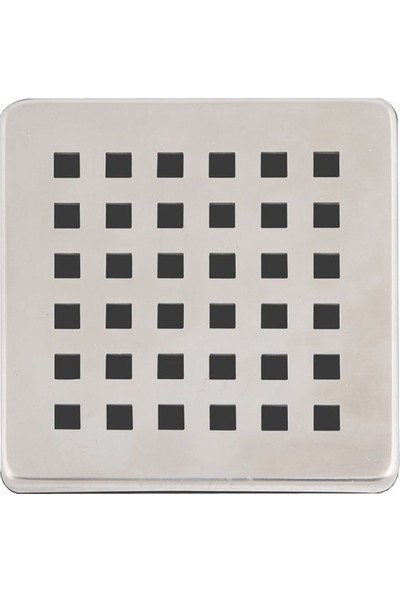 Yapıtaşı Paslanmaz Çelik Kare Delikli Banyo Yer Süzgeç Izgarası-Üst Kapak 10X10CM Yer Süzgeçleri Için Uyumlu Yapıtaşı Paslanmaz Çelik Kare Delikli Banyo Yer Süzgeç Izgarası-Üst Kapak 10X10CM Yer Süzgeçleri Için Uyumlu