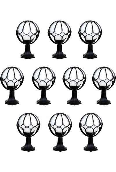 Aral LED 20'lik Siyah Papatya Set Üstü Fener Bahçe Aydınlatma Armatürü-10 Adet (10'lu Paket) Aral LED 20'lik Siyah Papatya Set Üstü Fener Bahçe Aydınlatma Armatürü-10 Adet (10'lu Paket)