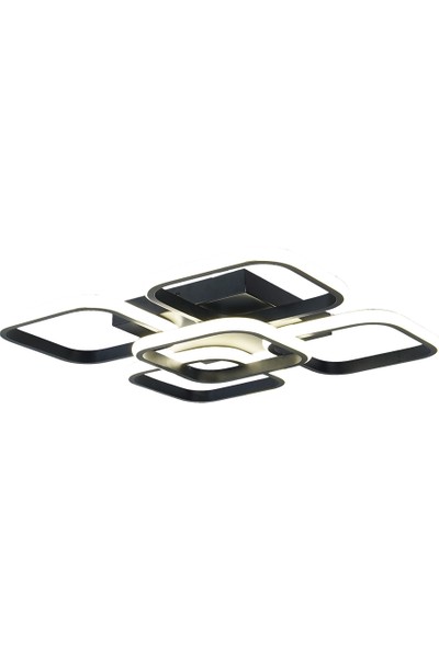 TT Aydınlatma TT302-4+1-SY Kare Tt Aydınlatma Mat Siyah Plofonyer 5 Li LED Avize TT Aydınlatma TT302-4+1-SY Kare Tt Aydınlatma Mat Siyah Plofonyer 5 Li LED Avize