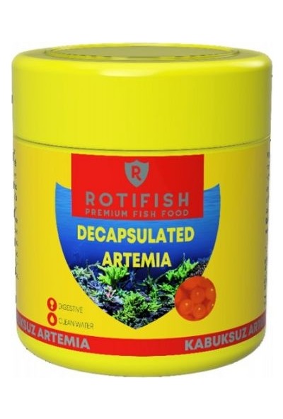 Rotifish Kabuksuz Artemia Decapsulated Yavru Balık Yemi 15 gr Rotifish Kabuksuz Artemia Decapsulated Yavru Balık Yemi 15 gr