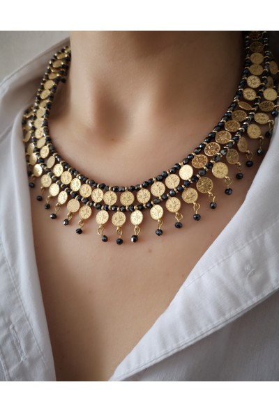 Amabel Taş Örgü Kolye Amabel Taş Örgü Kolye