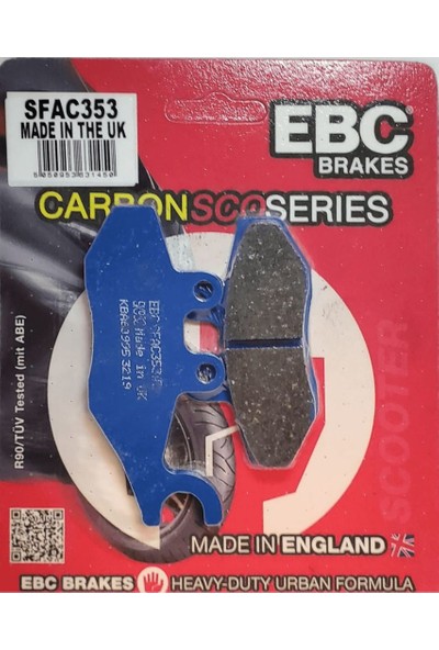 Ebc Vespa Gts 250 Abs Ebc Carbon Ön Balata