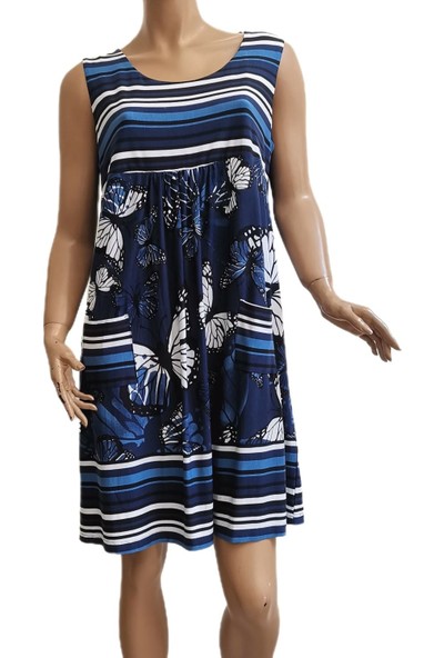 Boutiqua Büyük Beden Laci Cepli Salaş Elbise Boutiqua Büyük Beden Laci Cepli Salaş Elbise