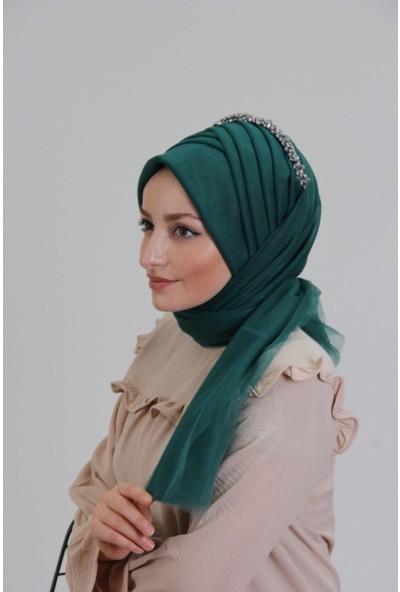 Hazır Şal Lüx Likralı Hayal Tül Kumaş