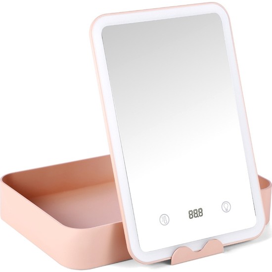 FD001 LED Karartma Makyaj Aynası Romantik Pembe Fiyatı