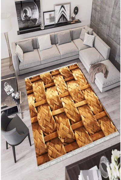 Apree Home Perla Soft Bambu Kaymaz Tabanlı Modern Yıkanabilir Antibakteriyel Halı ve Yolluk