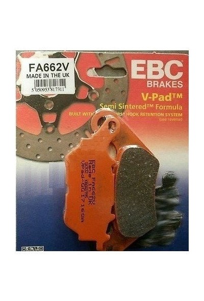 Ebc Yamaha mt 25 Ebc Yarı Sinter Arka Balata Ebc Yamaha mt 25 Ebc Yarı Sinter Arka Balata