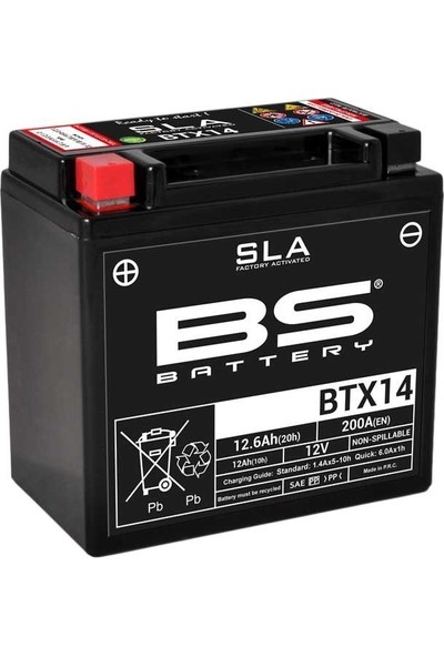 BS Kawasaki Vn 800 Drifter Bs BTX14 Sla 1999-2003 BS Kawasaki Vn 800 Drifter Bs BTX14 Sla 1999-2003