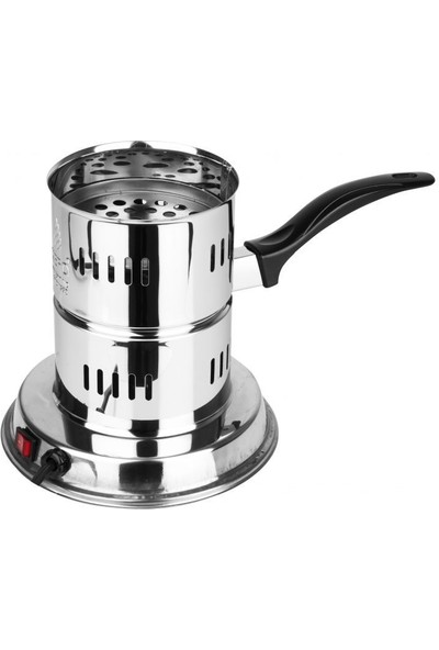 Nefertiya Elektrikli Nargile Ocak Çelik