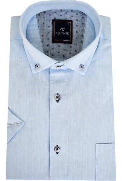 Advante Erkek Kısa Kol Pamuk Gömlek BGL-ST02060 Advante Erkek Kısa Kol Pamuk Gömlek BGL-ST02060