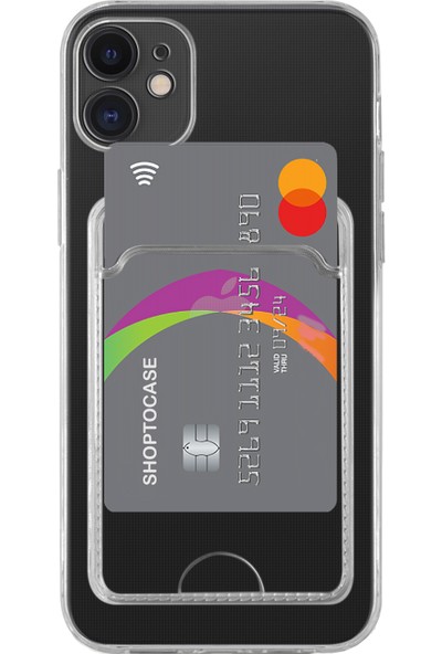 ShoptoCase Iphone 11 Uyumlu Lüx Kartlıklı Şeffaf Telefon Kılıfı ShoptoCase Iphone 11 Uyumlu Lüx Kartlıklı Şeffaf Telefon Kılıfı
