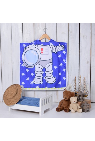 Pastel Home Pastel Pamuklu Kapüşonlu Çocuk Havlu Plaj Pançosu Pastel Home Pastel Pamuklu Kapüşonlu Çocuk Havlu Plaj Pançosu