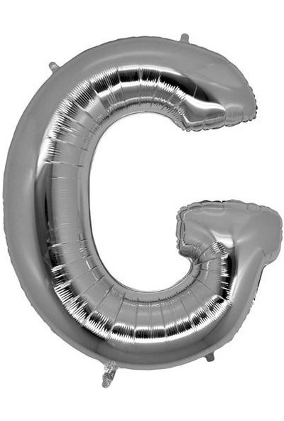 Nzm Gümüş Rengi Folyo Balon 1 Metre