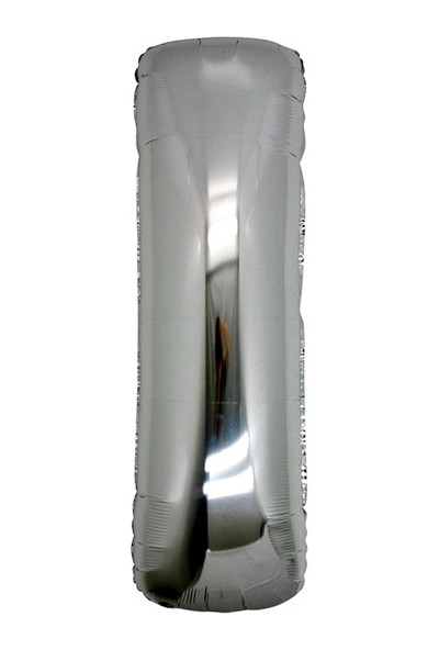 Nzm Gümüş Rengi Folyo Balon 1 Metre