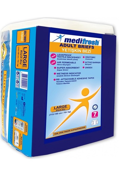 Medifresh Hasta Bezi Large 7'li