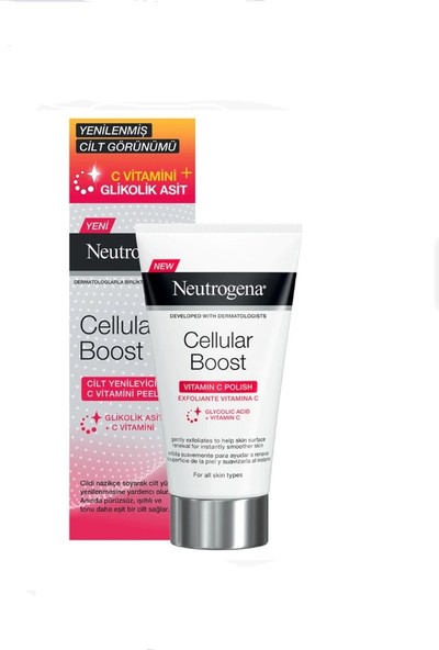 Neutrogena Cellular Boost Cilt Yenileyici C Vitamini Peeling 75 ml