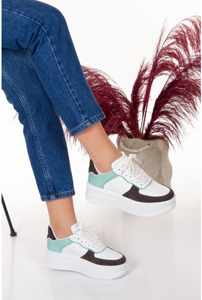 By Ramon Caliente Kadın Sneaker Yüksek Taban Spor Ayakkabı By Ramon Caliente Kadın Sneaker Yüksek Taban Spor Ayakkabı