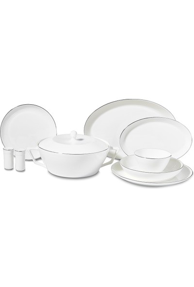 Korkmaz Lines Collection 58 Parça Yuvarlak Yemek Takımı A8264 Korkmaz Lines Collection 58 Parça Yuvarlak Yemek Takımı A8264