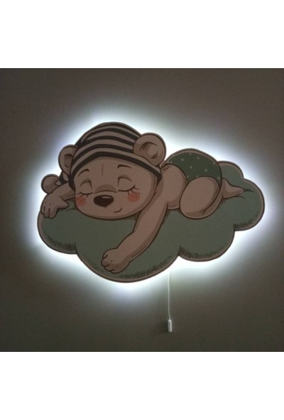 Smart Baby Rooms Uykucu Ayıcık Ahşap Aydınlatma Smart Baby Rooms Uykucu Ayıcık Ahşap Aydınlatma