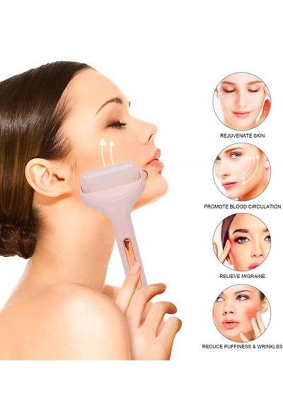 Lisinya Ice Roller Buz Silindiri Terapi Etkili Yüz Derma Masaj Ve Cilt Soğutma Bakım Aleti Lisinya Ice Roller Buz Silindiri Terapi Etkili Yüz Derma Masaj Ve Cilt Soğutma Bakım Aleti