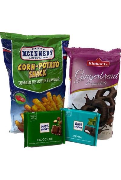 Ritter Sport Çikolata Cips Kurabiye Film Paketi Ritter Sport Çikolata Cips Kurabiye Film Paketi