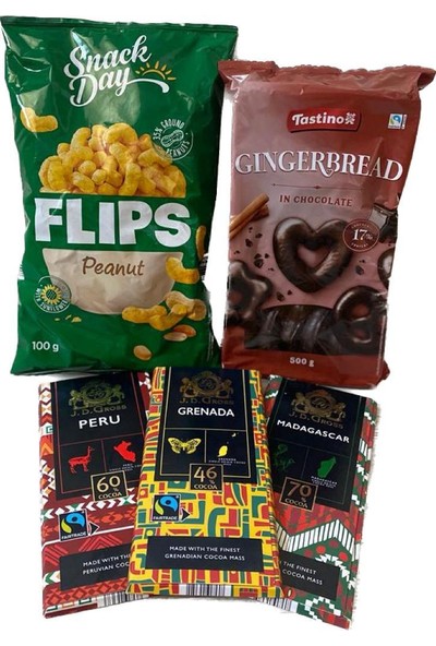 J.d. Gross Çikolata Cips Kurabiye Film Paketi J.d. Gross Çikolata Cips Kurabiye Film Paketi