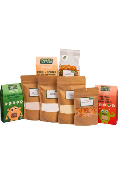 Makarna Lütfen 6. ve 8. Aya Uygun Ek/tamamlayıcı Gıda Seti Makarna Lütfen 6. ve 8. Aya Uygun Ek/tamamlayıcı Gıda Seti