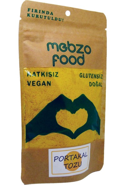Mebzo Food Fırında Kurutulmuş Portakal Tozu 100 gr Mebzo Food Fırında Kurutulmuş Portakal Tozu 100 gr