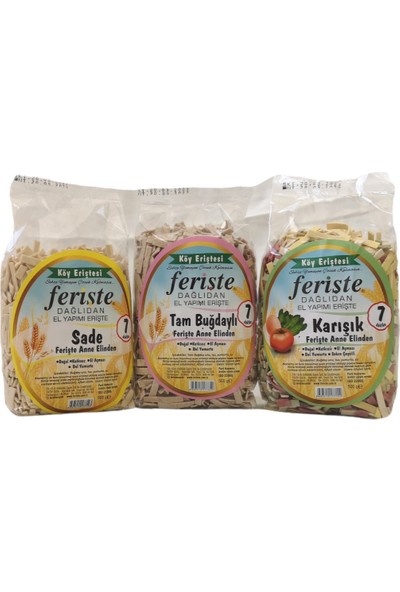 Ferişte Köy Eriştesi Fırsat Paketi 500 gr 3'lü