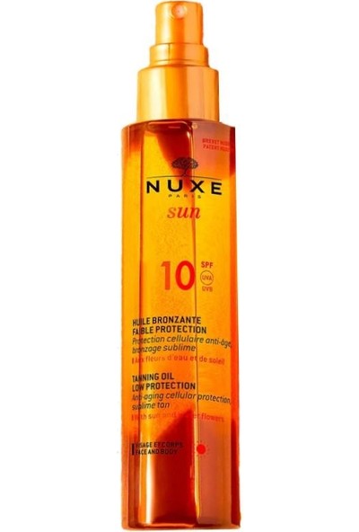 Nuxe Sun Bronzlaştırıcı Yüz ve Vücut Yağı SPF10 150ML Nuxe Sun Bronzlaştırıcı Yüz ve Vücut Yağı SPF10 150ML