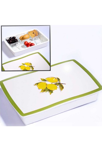 Kosova KHV-100 Melamin Limon Şekilli 8 Parça Cam Kahvaltılık Seti Kosova KHV-100 Melamin Limon Şekilli 8 Parça Cam Kahvaltılık Seti