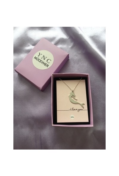 YNC Mücevher 925 Ayar Gümüş Deniz Kızı Kolye YNC Mücevher 925 Ayar Gümüş Deniz Kızı Kolye