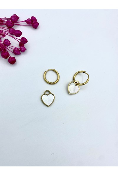 Takı By Begüm Kalp Halka Küpe Takı By Begüm Kalp Halka Küpe