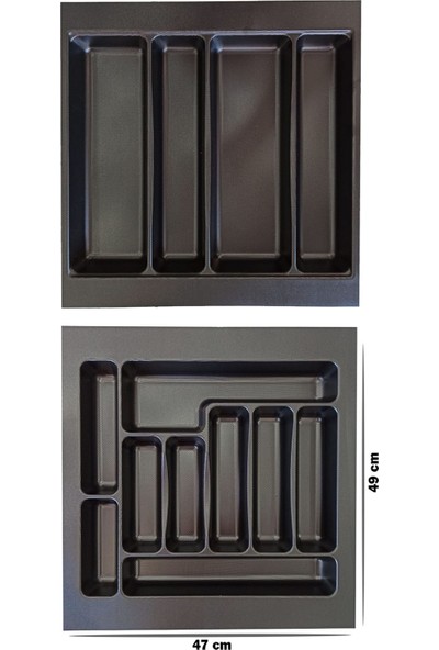 2'li Set 47X49 cm Çekmece Içi Düzenleyici Kepçelik & Kaşıklık (45X41CM'E Kadar Kesilebilir) 2'li Set 47X49 cm Çekmece Içi Düzenleyici Kepçelik & Kaşıklık (45X41CM'E Kadar Kesilebilir)