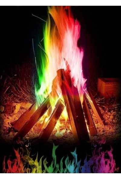 Magic Fire Sihirli Kamp Ateşi Tozu Renkli Magic Fire Sihirli Kamp Ateşi Tozu Renkli