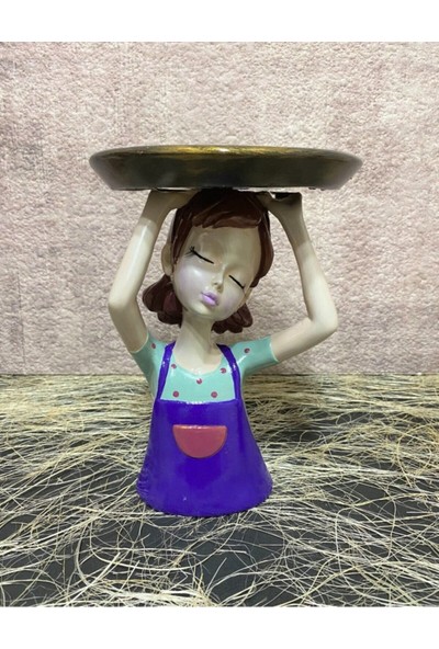 Gardenya Tepsi Tutan Kız Dekoratif Obje Model 1 Gardenya Tepsi Tutan Kız Dekoratif Obje Model 1
