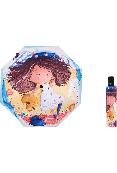 Puni Sevimli Çocuk Öğrenci Şemsiyesi Güneşlik Için Şemsiye Otomatik Katlanabilir Yağmur Geçirmez ve Uv Geçirmez (Yurt Dışından) Puni Sevimli Çocuk Öğrenci Şemsiyesi Güneşlik Için Şemsiye Otomatik Katlanabilir Yağmur Geçirmez ve Uv Geçirmez (Yurt Dışından)