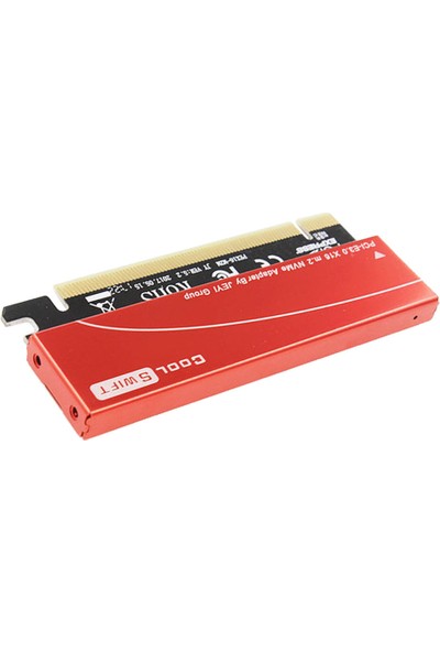 Sharplace Nvme M.2 X16 Pcı-E Rider Kartı Alüminyum Sac Tam Hızlı Sürücü Adaptörü Kırmızı (Yurt Dışından) Sharplace Nvme M.2 X16 Pcı-E Rider Kartı Alüminyum Sac Tam Hızlı Sürücü Adaptörü Kırmızı (Yurt Dışından)