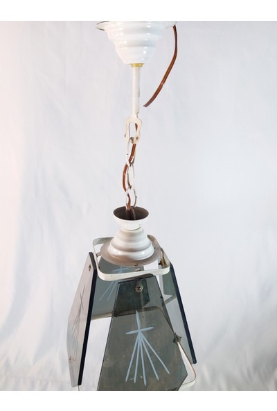 Yağcıoğlu Siyah Kare Fener Avize