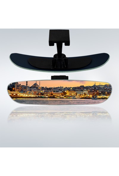 Takgör Ova-4 Dik Kollu Universal Iç Dikiz Aynası 20X5 cm Takgör Ova-4 Dik Kollu Universal Iç Dikiz Aynası 20X5 cm