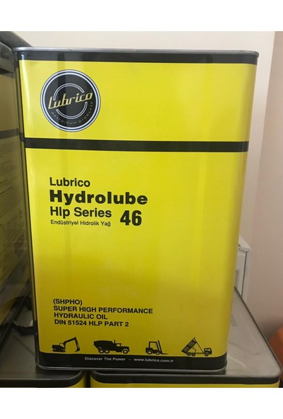 Lubrico Hydrolube 46 Hidrolik Yağ 16 lt