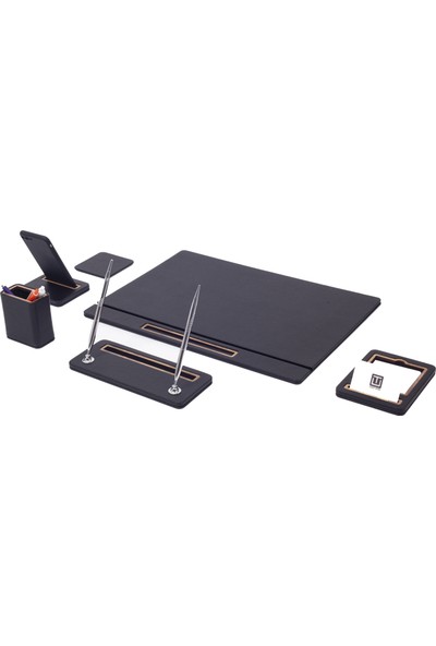 Turgut Office Pera Deri Sümen Takımı 6 Parça Kapaklı Model Turgut Office Pera Deri Sümen Takımı 6 Parça Kapaklı Model