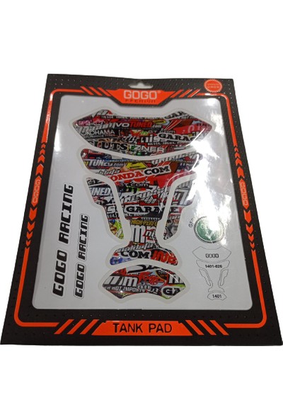 Aymanoğlu Motosiklet Gogo Universal Honda Tank Pad Aymanoğlu Motosiklet Gogo Universal Honda Tank Pad