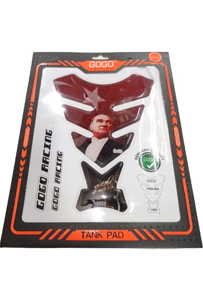 Aymanoğlu Motosiklet Gogo Universal Tank Pad Atatürk